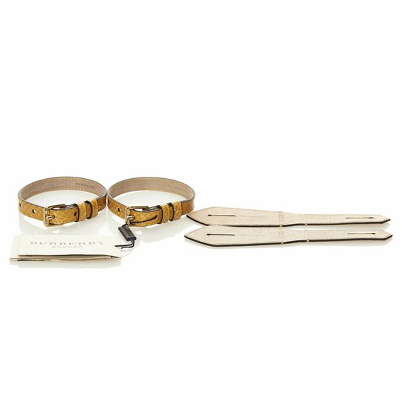 Burberry | Bags | Burberry Shoulder Strap Yellow Leather Ladies ...